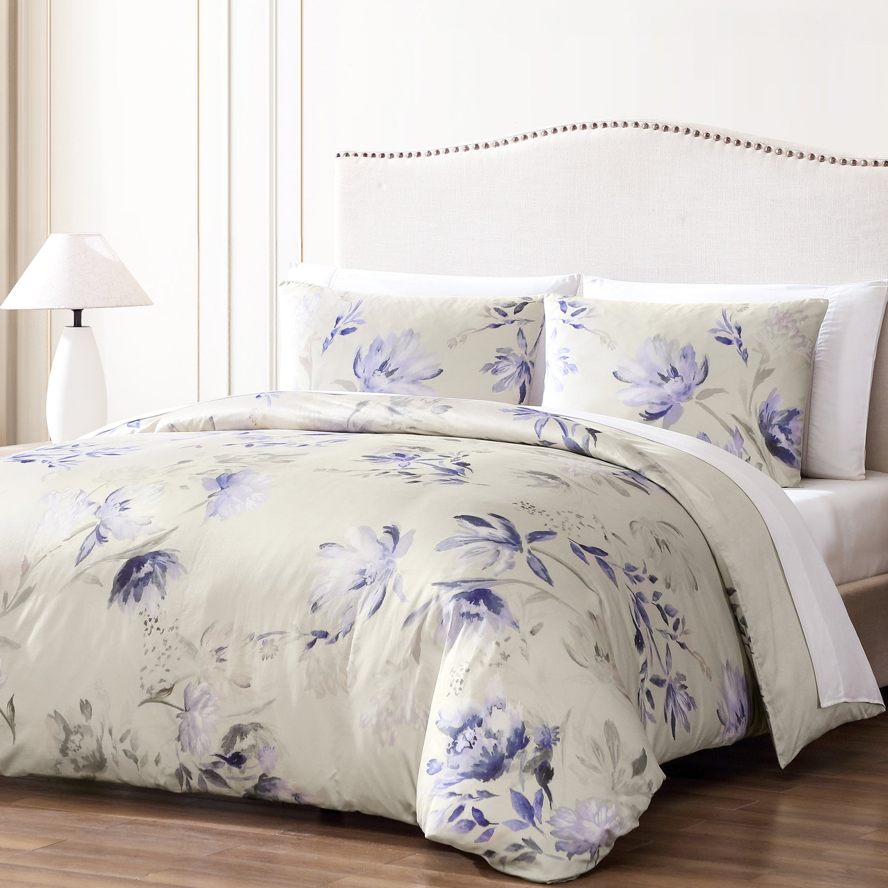Egyptian Cotton Floral Print Duvet Cover Set – Pure Parima
