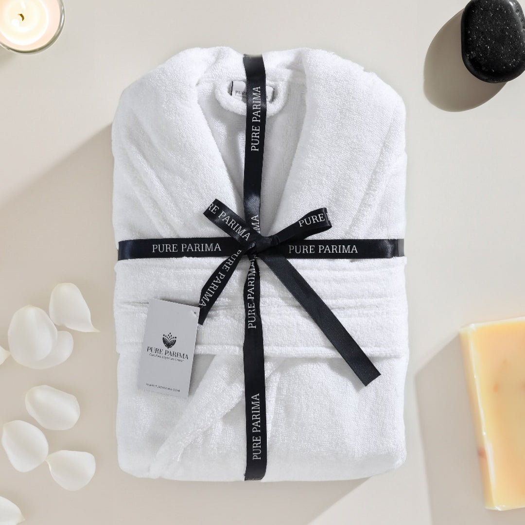Egyptian Cotton Robe – Pure Parima